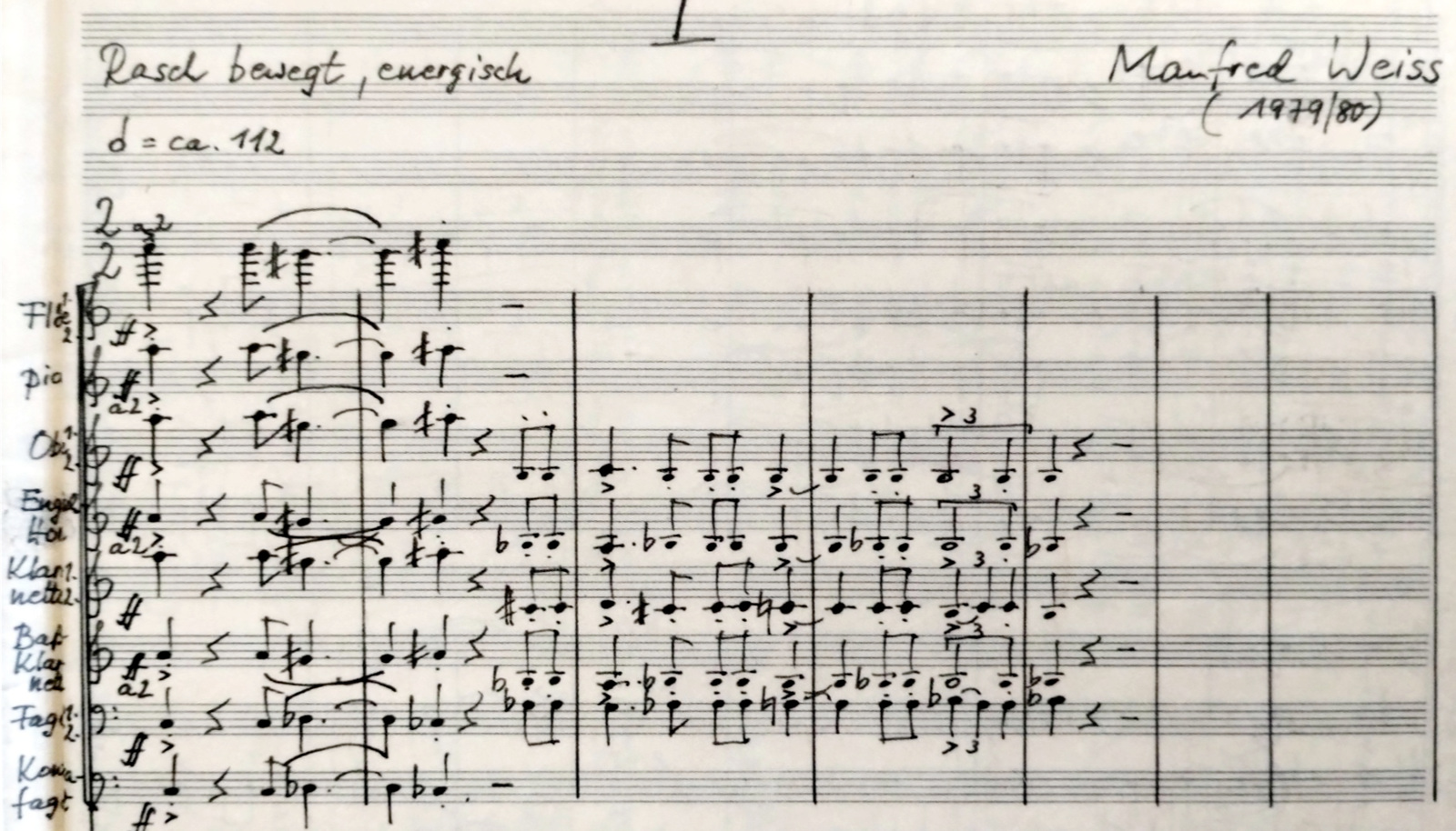 Erhellendes Lesebuch: der Komponist Manfred Weiss - Musik in Dresden